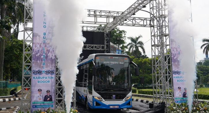 Pemkab Bogor Resmi Luncurkan Bus Listrik Rute Sentul-Bojong Gede ...